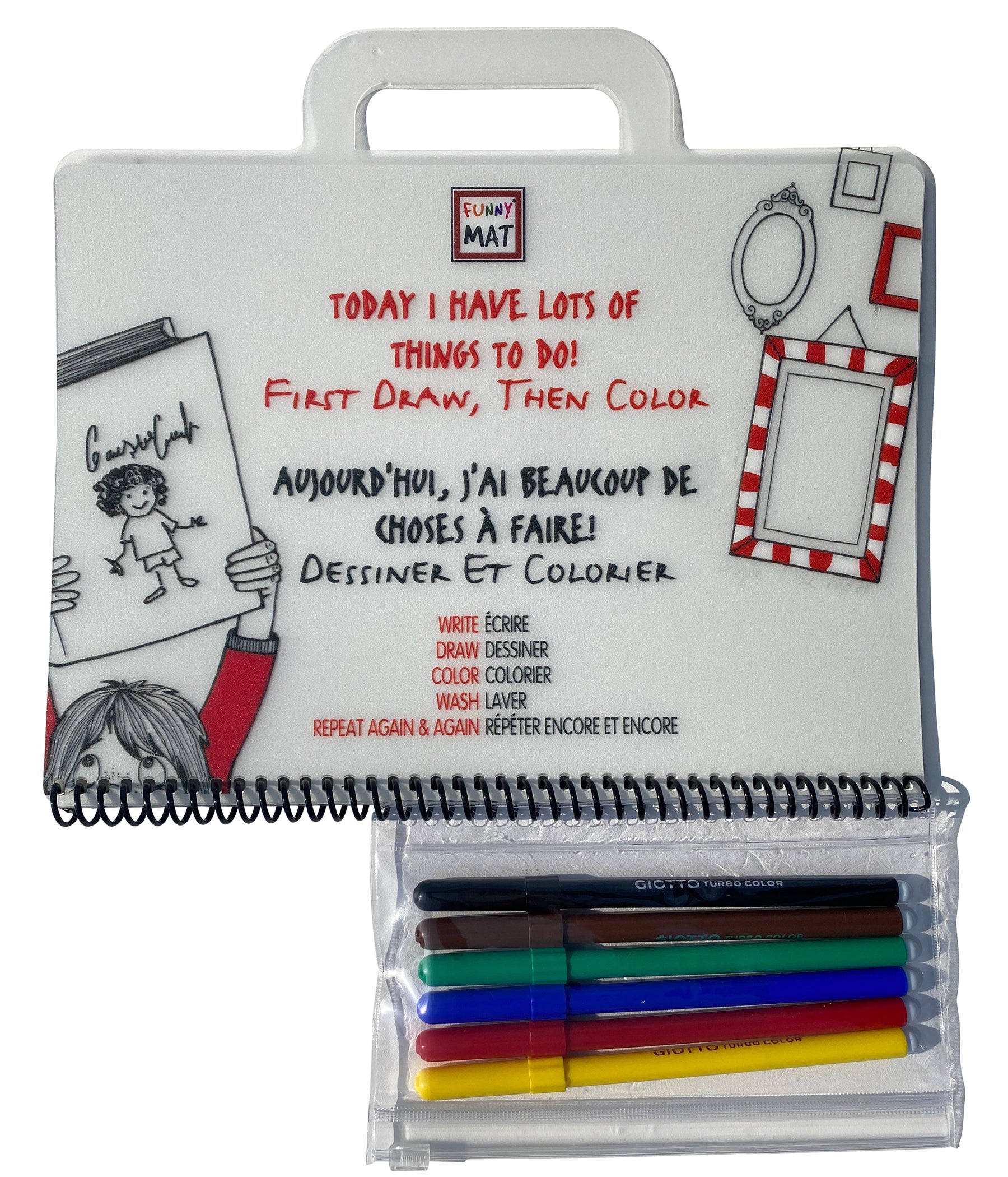 Funny Mat - Lots to Do with 6 pc markers – Play and Ponder
